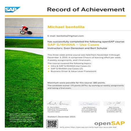SAP Sf2 record ofachievement | PDF