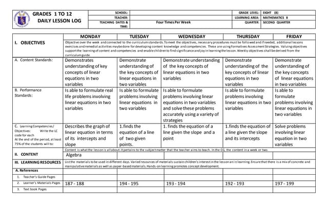 Math 10 Curriculum Guide | PDF