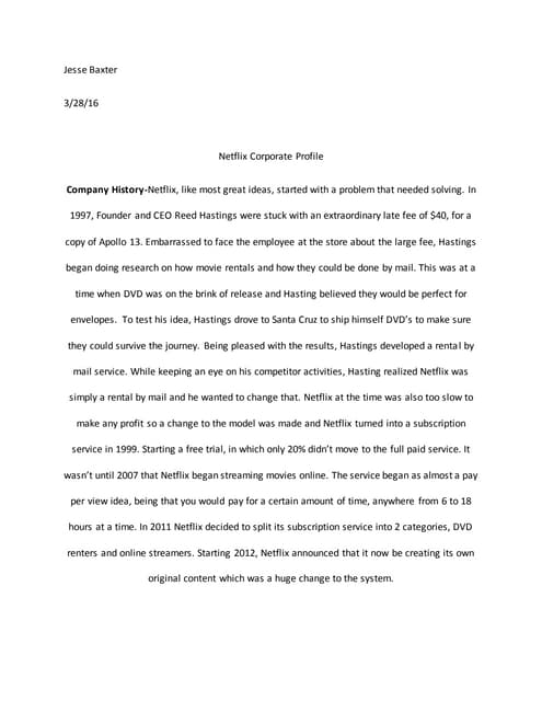 Netflix's Product Life Cycle | PDF