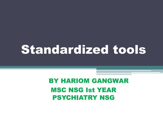 Bhatiabattery | PPTX | Standardized Testing | Educational Assessment