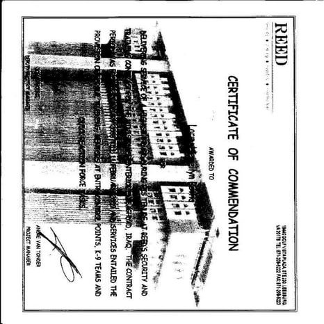 REED CERTIFICATE | PDF