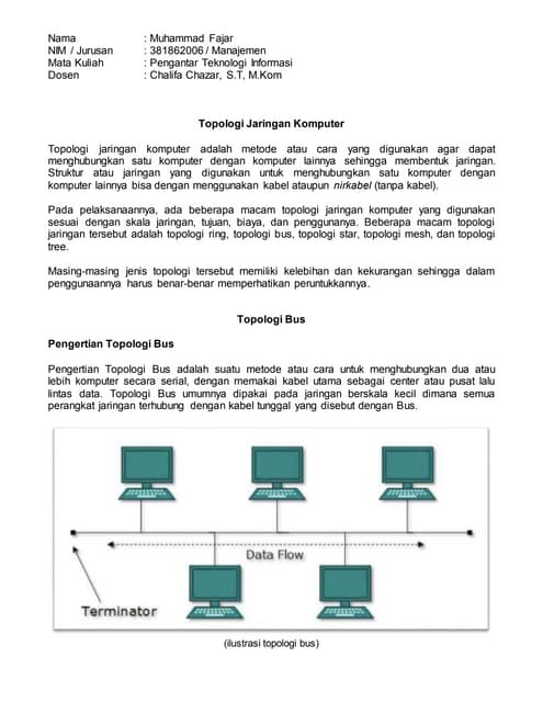 Topologi jaringan | PDF