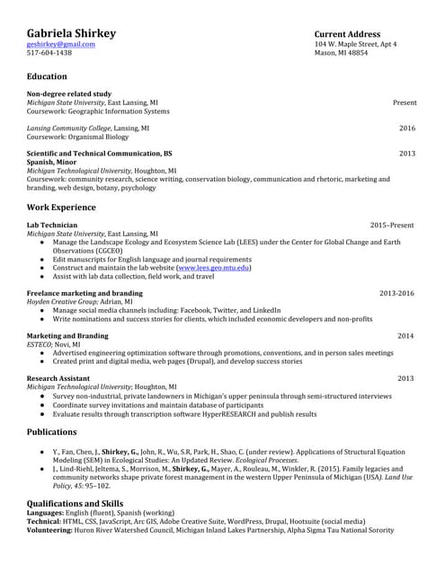 Resume | PDF