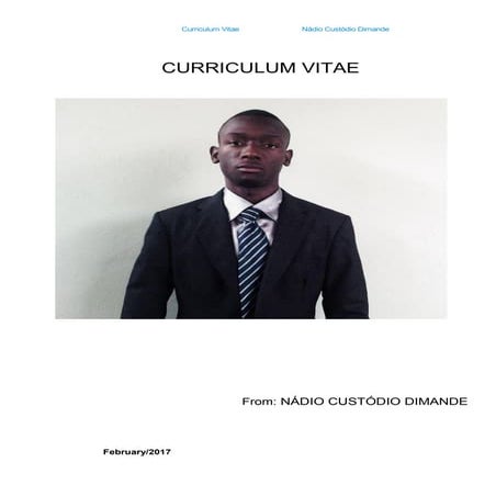 CV_Nádio_C_Dimande_EN 2017 | PDF