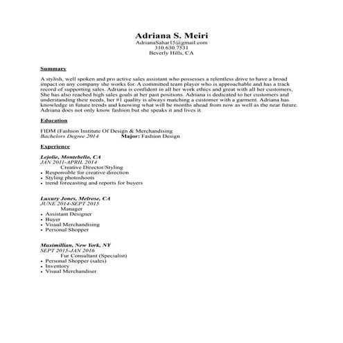 RESUME | PDF