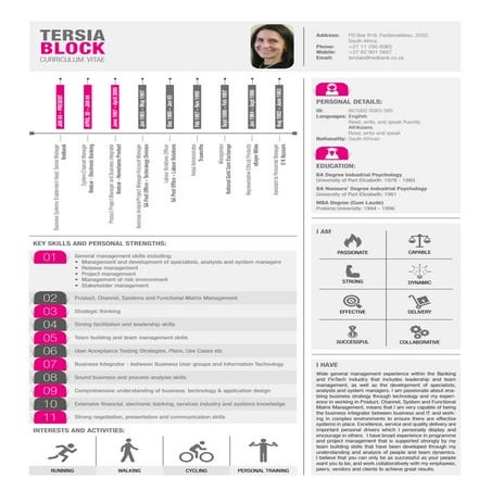 Tersia Block_CV03 | PDF