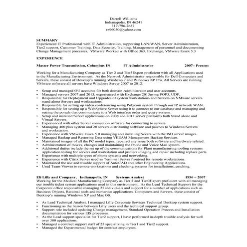 Darrell_Williams_resume Server | DOC