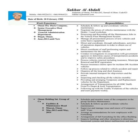 Update 2015 Sakhar CV | DOC