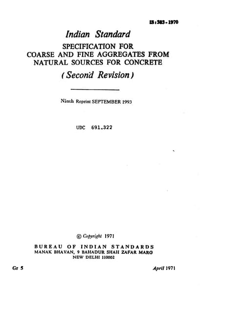 IS:9013-1999 | PDF | Civil Engineering Industry | Industries