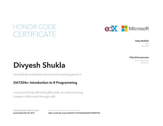 Certificate | PDF | Technology & Computing