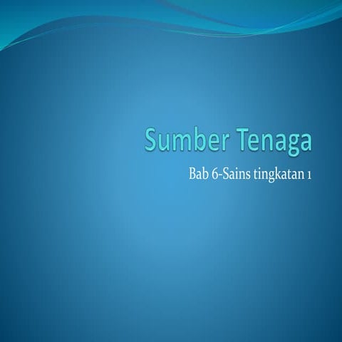 sumber tenaga | PPTX