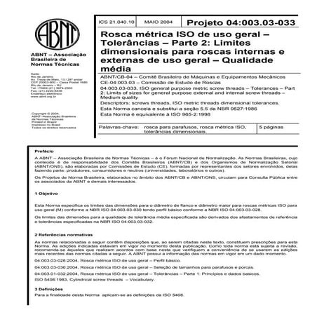 Tabela diametro-furo-para-fazer-rosca | PDF