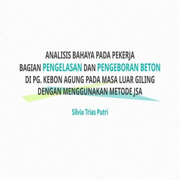 Alat Pelindung Diri (APD) tentang Pengelasan | PPTX
