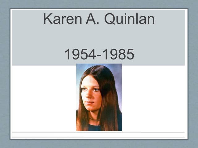 Karen Ann Quinlan In Hospital