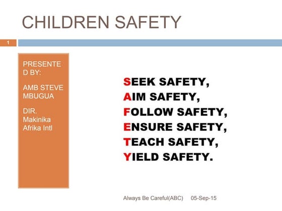 Child safety | PPT