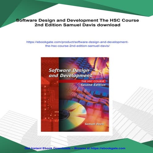 Software Design and Development The HSC Course 2nd Edition Samuel Davis ...