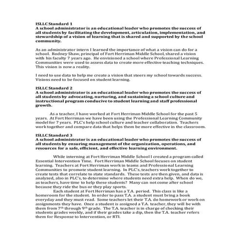 Sample classroom mission statement