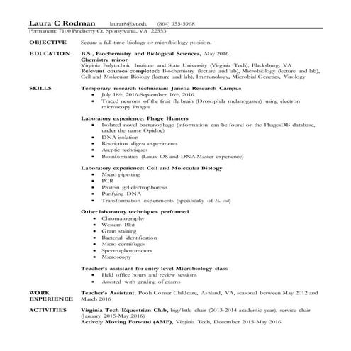 Formal Resume | PDF