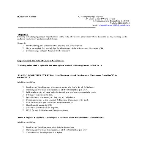 Harman Flow Chart for customs clearance bonded warehouse | DOCX