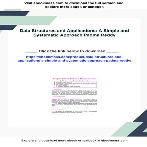 Data Structures and Applications: A Simple and Systematic Approach ...