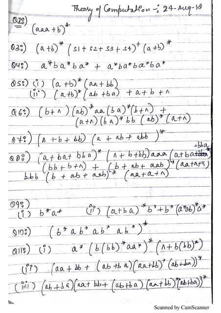 Automata theory | DOCX