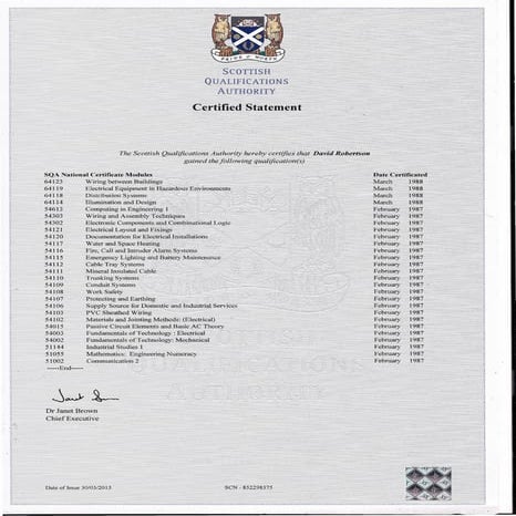 SQA Qualifications - Certificate List0001 | PDF