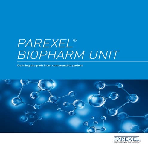 PAREXEL BioPharm Unit | PDF | Biotech and Biomedical Industry | Industries