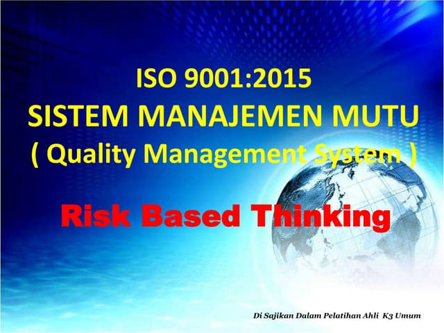 Sistem Manajemen Mutu | PPT