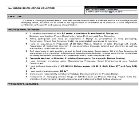 Yogesh_Molawade Resume | DOC