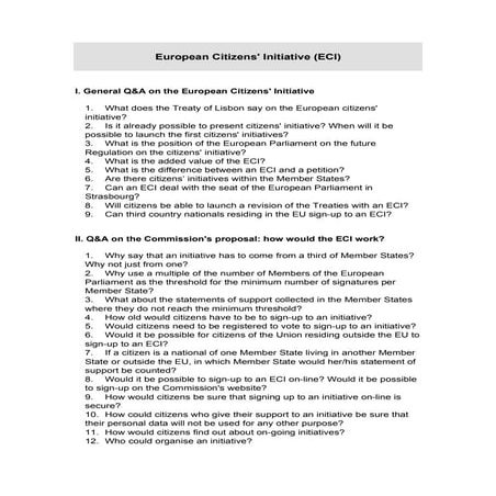 ECI Faq | PDF