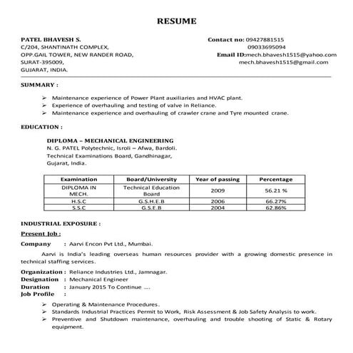 Resume Ajeet | DOCX