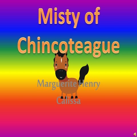 Misty of Chincoteague | PPTX