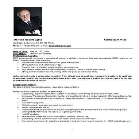 Curriculum vitae | PDF