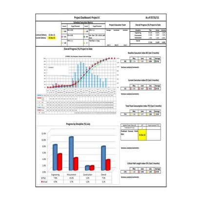 Schedule Execution Metrics Dashboard | PPT