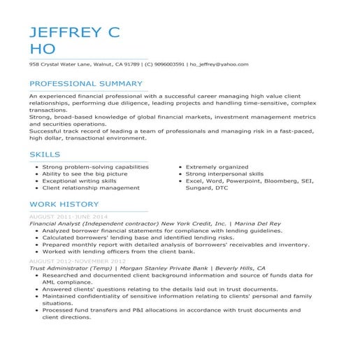 Kim Blakely Resume | DOCX
