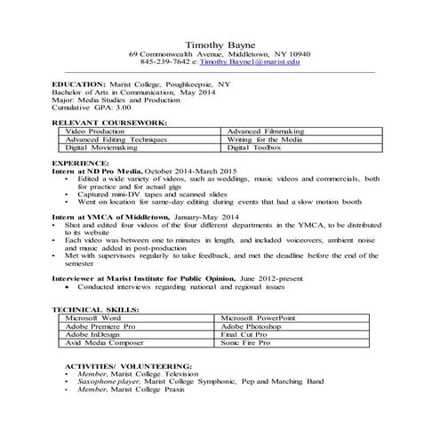 John Tiedtke Resume | PDF