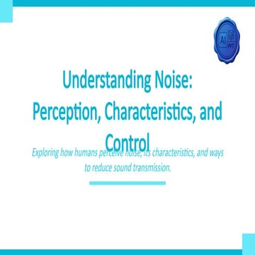 38c38b8e_noise__human_percept.pptxNoise or sound and human ...
