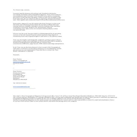 Geographical Reference | DOCX