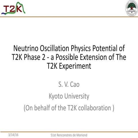 Neutrino Oscillation Physics Potential of T2K Phase 2 - a Possible ...