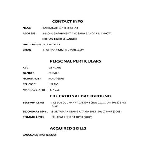 RESUME DONE | PDF