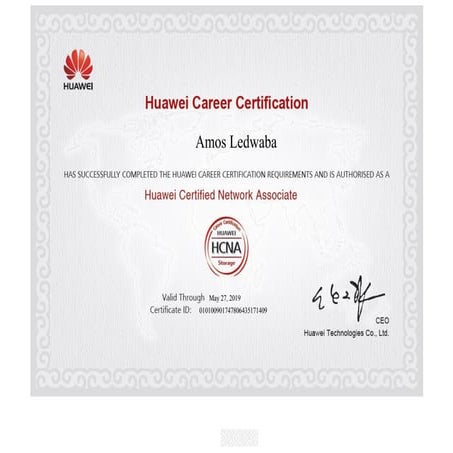 Storage certificate | PDF