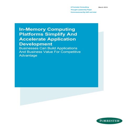 What is In memory computing | PDF