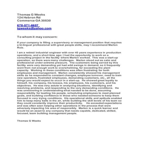 Toobi-Shannon UsTrendy Letter of Rec | PDF