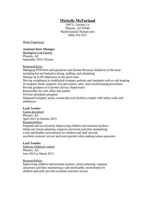 Deangelo T. Moore Final Resume 2016 | DOCX | Business Administration ...
