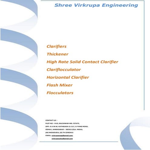 Thickner and clarifiers | PPTX