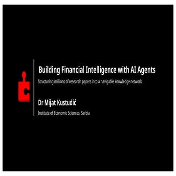 [DSC Europe 25] Mijat Kustudic - Building Financial Intelligence with ...