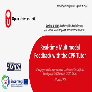 Real-time Multimodal Feedback with the CPR Tutor | PPTX