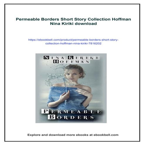 Permeable Borders Short Story Collection Hoffman Nina Kiriki | PDF