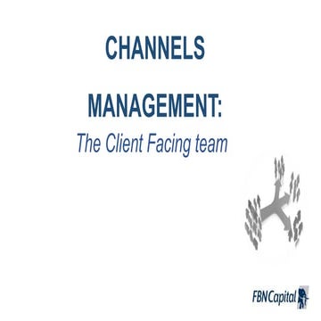 CHANNELS MANAGEMENT REAL | PPTX
