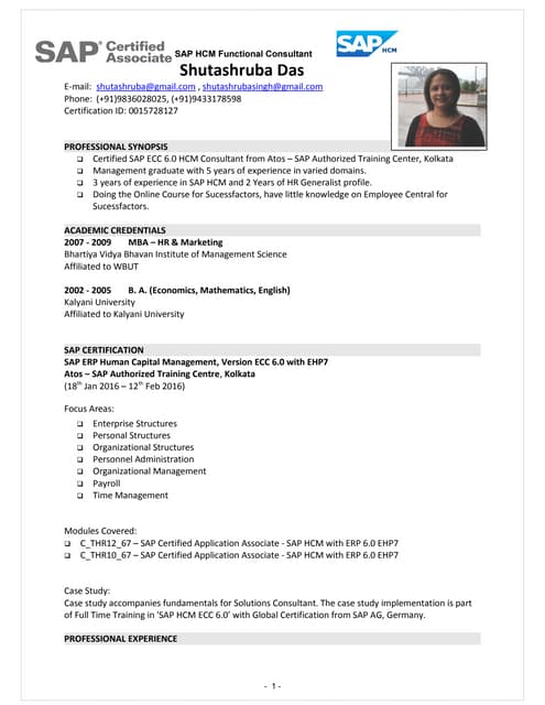 Shilpa Wadatkar SAP | DOCX